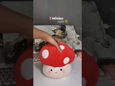 Miniso cute mushroom plush toy ๐๐#miniso #minihaul #aesthetic music: OMG by New jeans