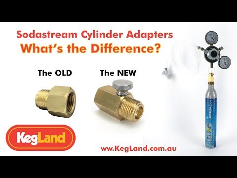 Sodastream Adapter - The New and The Old - How to use Sodastream Cylinders for your keg system