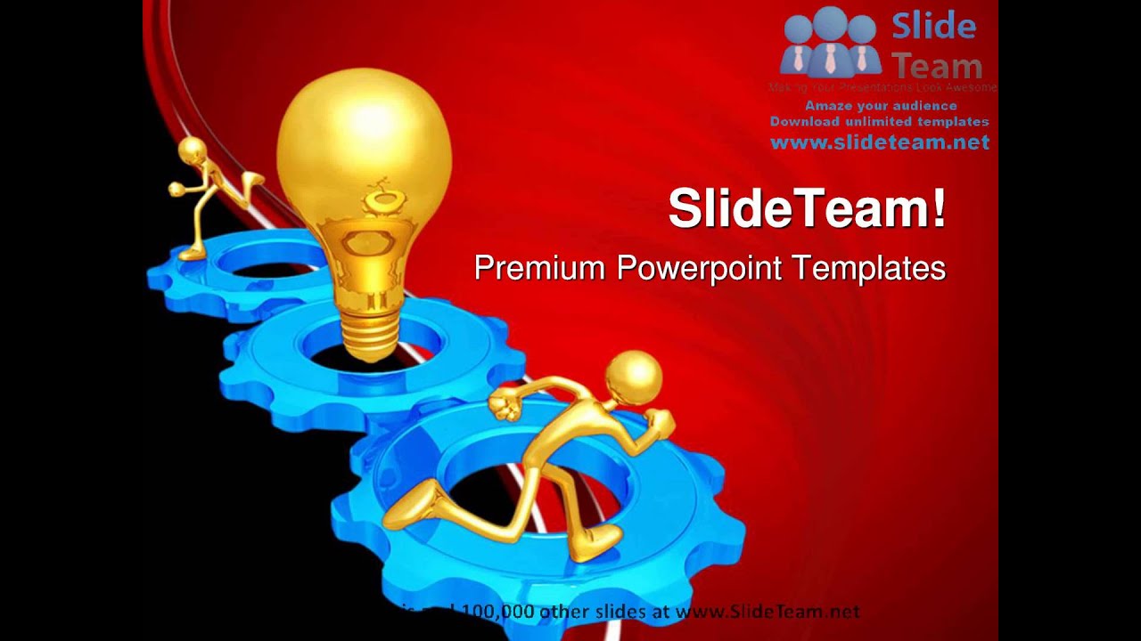 Creative Teamwork With Gears Industrial PowerPoint Templates Themes And Backgrounds ppt layouts