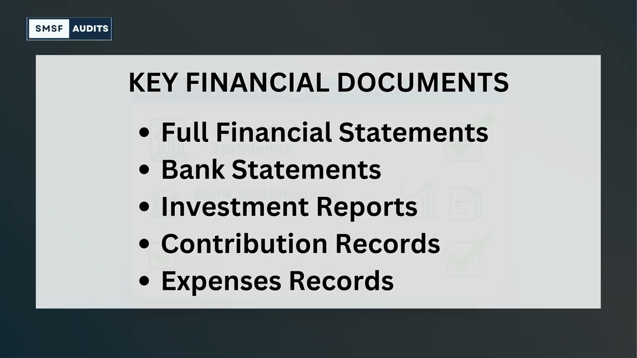 SMSF Audit Checklist
