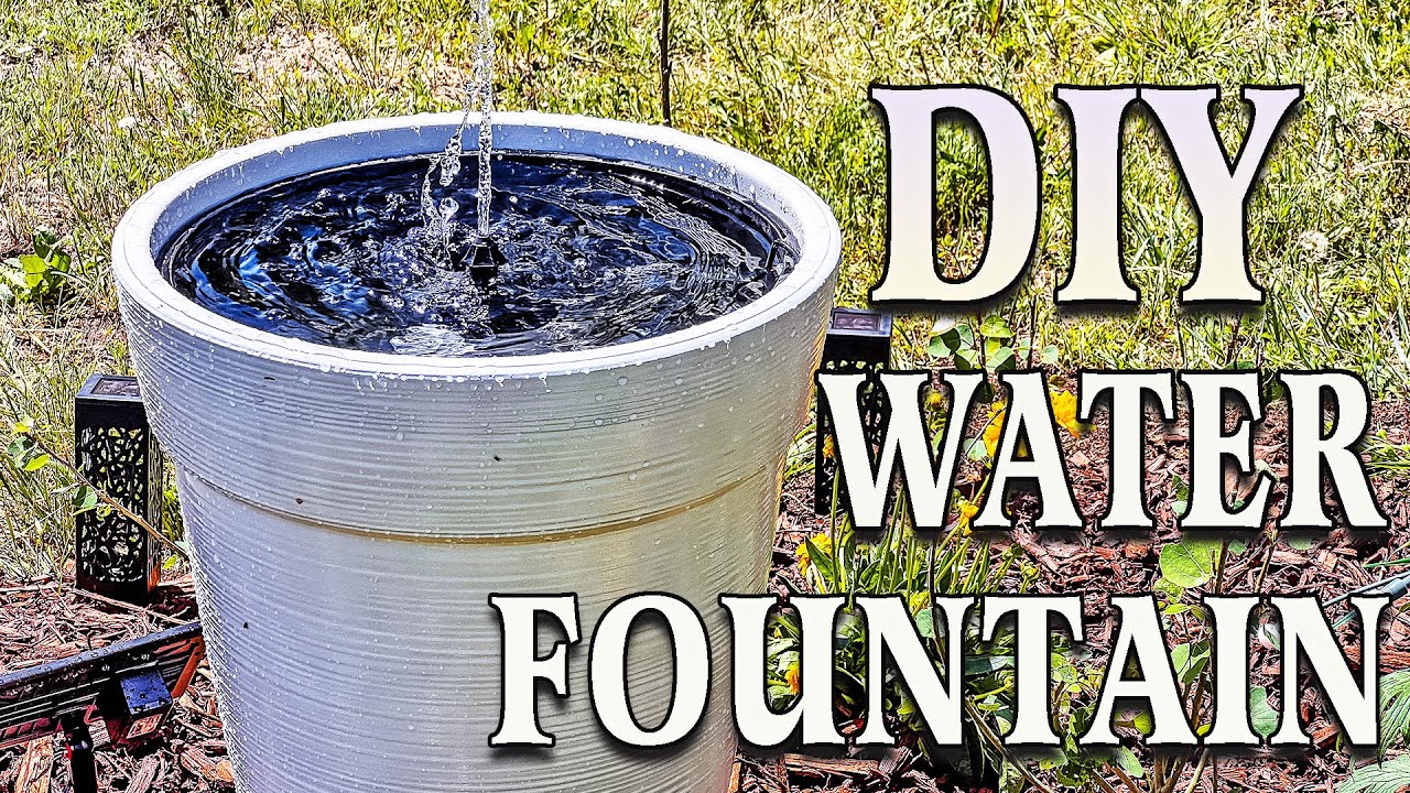 Budget Friendly DIY Water Feature That Is Easier To Make Than You Think!