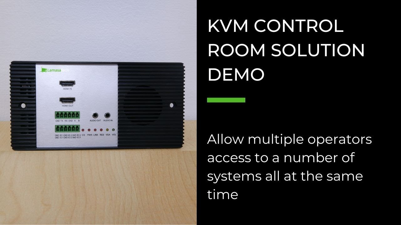 KVM Control Room Solution Demo
