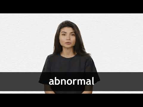 ABNORMAL definition and meaning | Collins English Dictionary