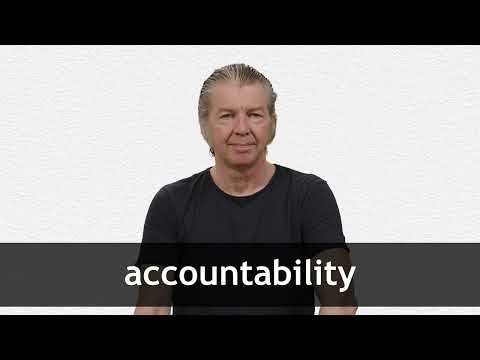 ACCOUNTABILITY definition in American English | Collins English Dictionary