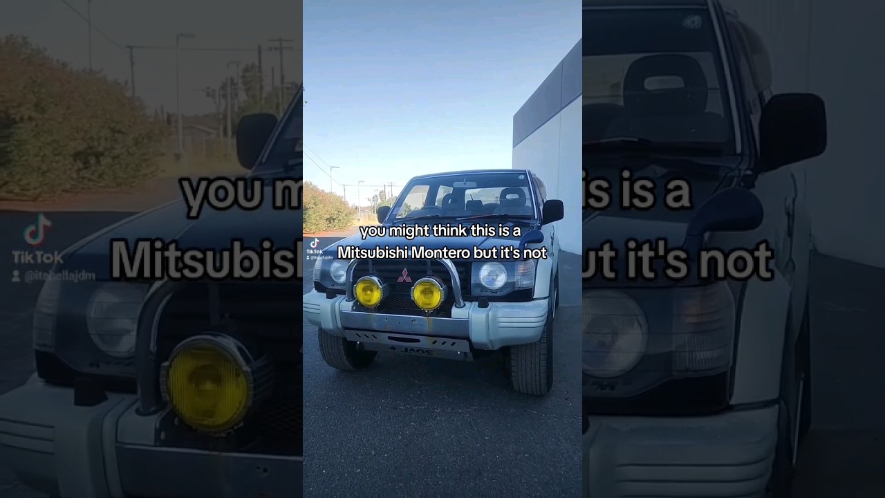 Not your usual Mitsubishi Pajero #mitsubishi #pajero #jdm #rhd #turbo #diesel