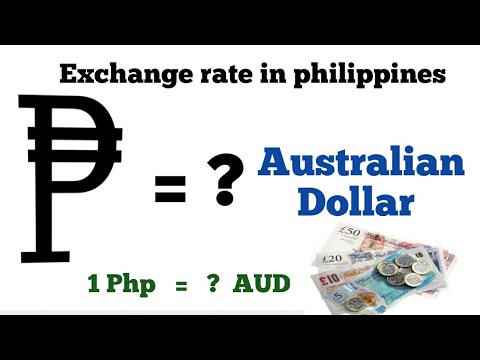 Philippines Peso to Australian Dollar | Australian Dollar to Philippines Peso exchange rate Today