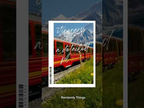 #itinerary #definition #canva