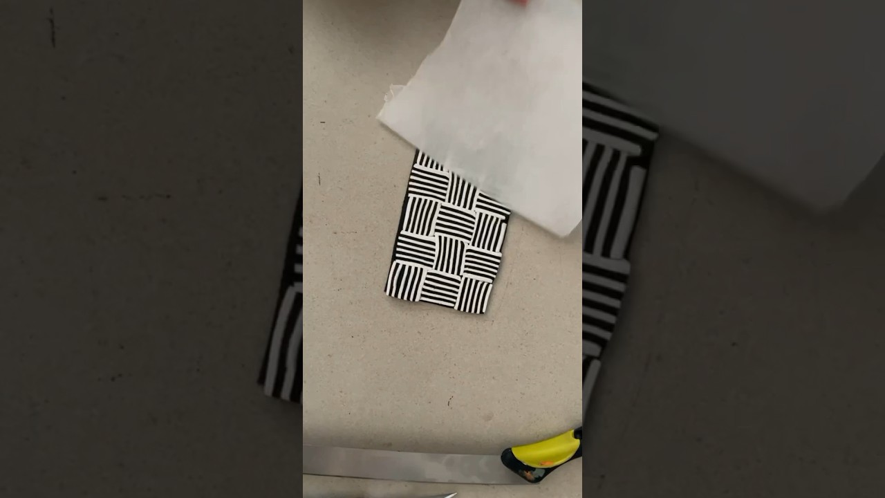 Polymer Clay Stripe Pattern /cane / beginner / simple / easy / polyclay