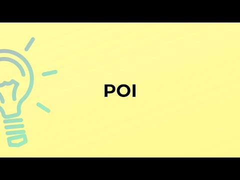 What is the meaning of the word POI?
