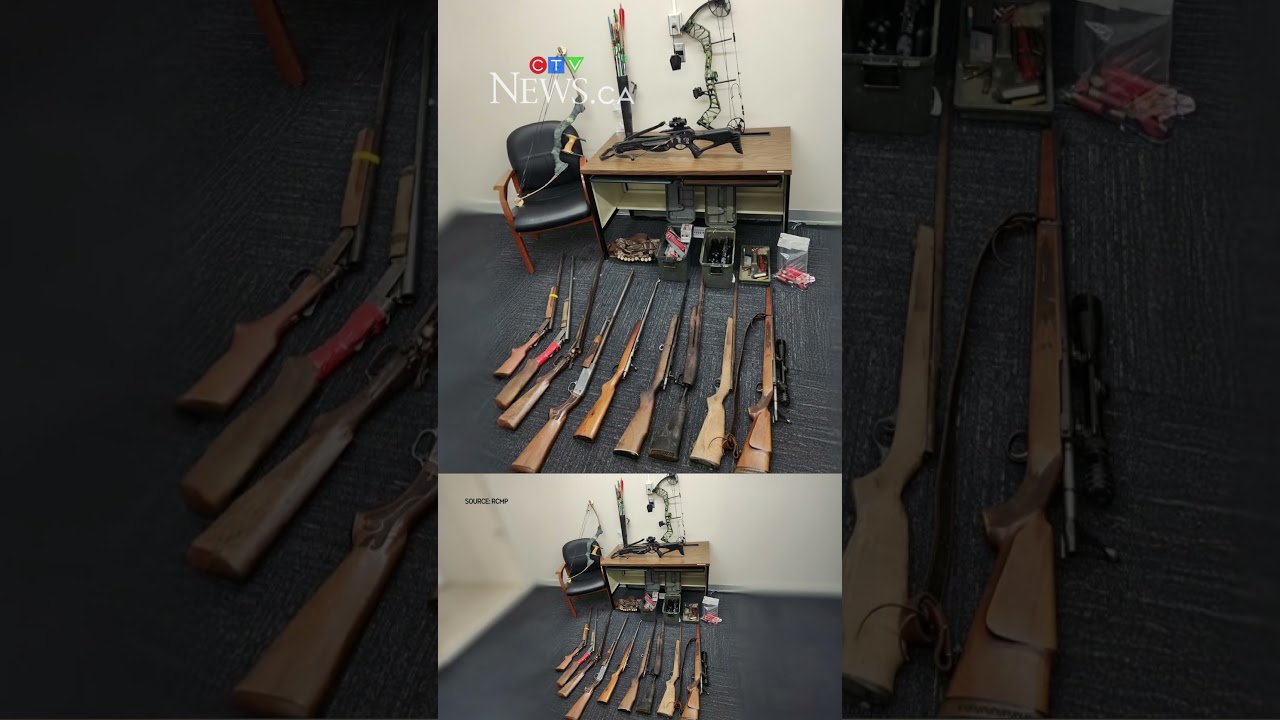 Sask. RCMP seize crossbow, other weapons