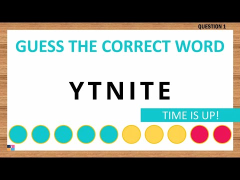 Guess the Correct Word! Unscramble in Record Time! 6 Letters | Agent Quiz