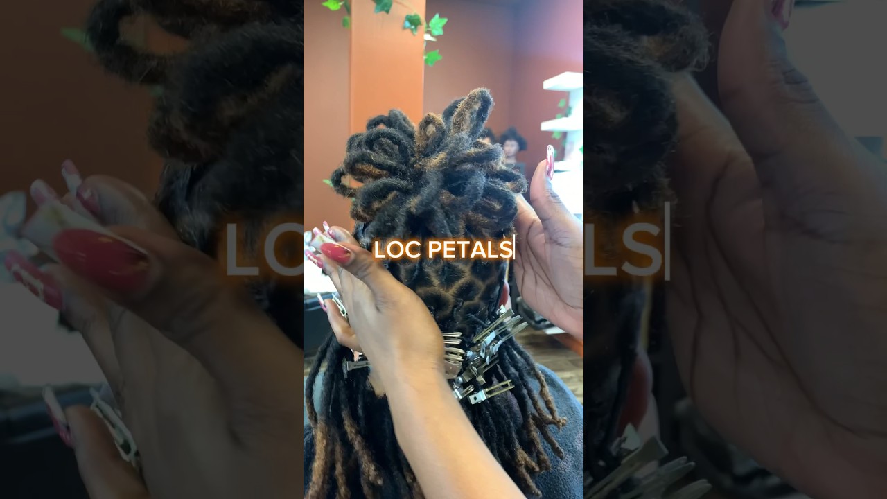 Loc Petals Mini Tutorial | Summer Loc Styles