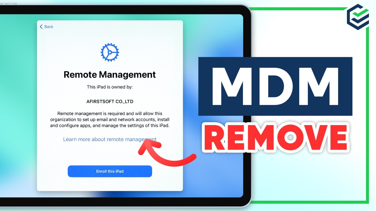 How to Remove MDM from iPad Without Password [2 Easy Methods]