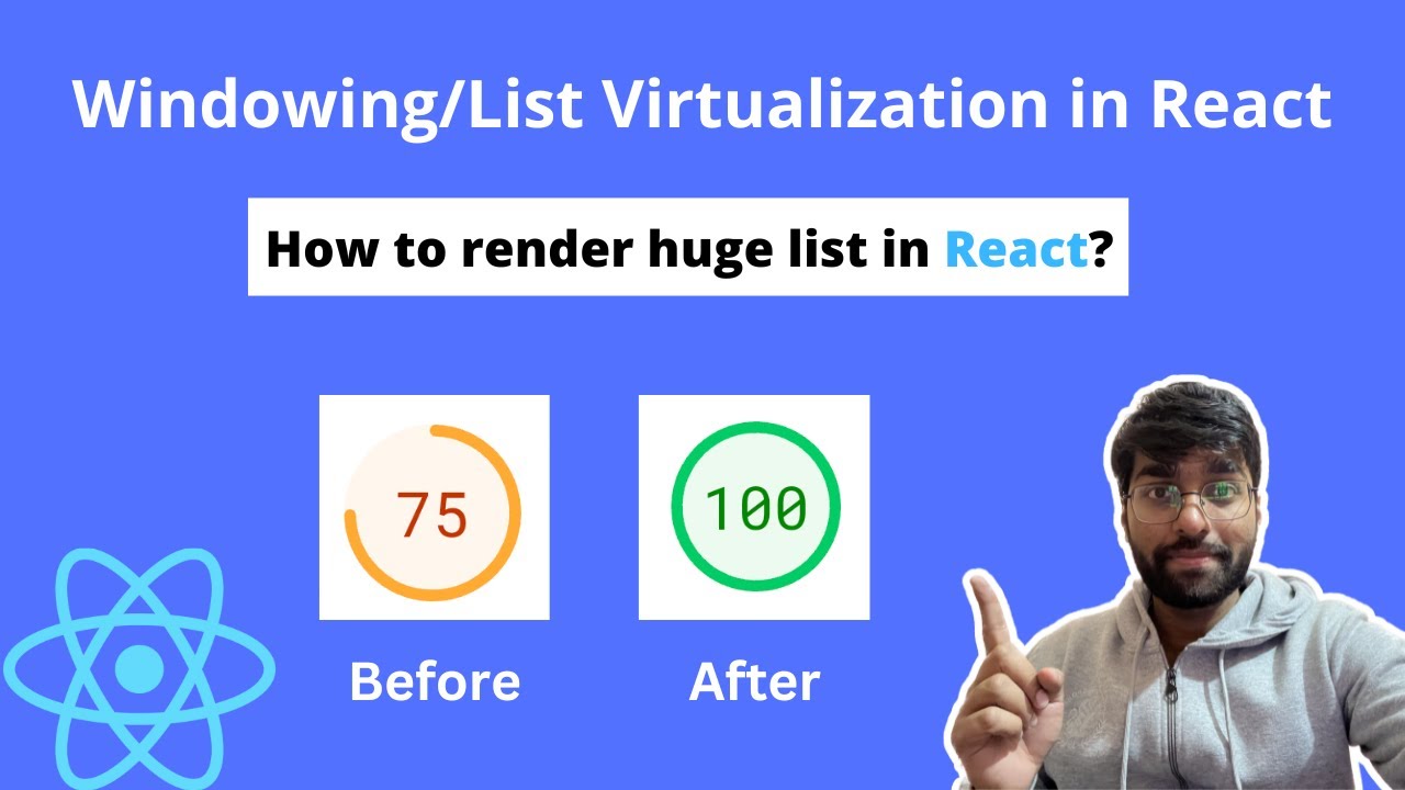 What is Windowing in React? | react-window | Performance Optimisation