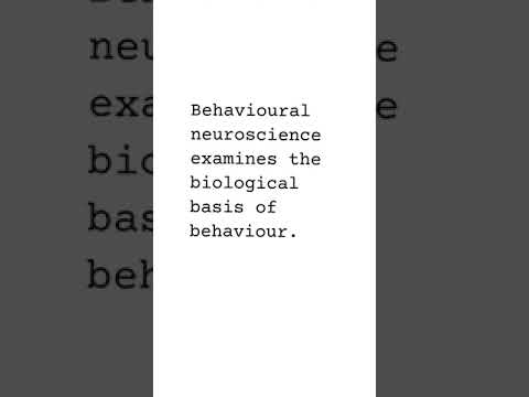 Behavioral Neuroscience in Psychology | What is Behavioral Neuroscience?
