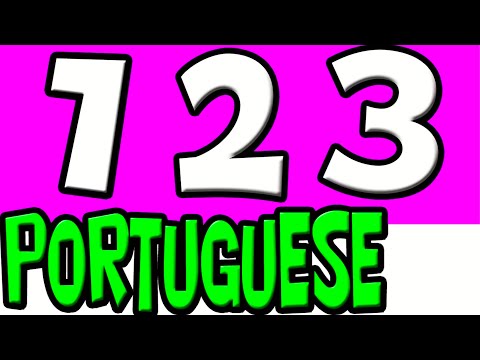 Learn to COUNT from 1 to 10 in BRAZILIAN PORTUGUESE for Kids
