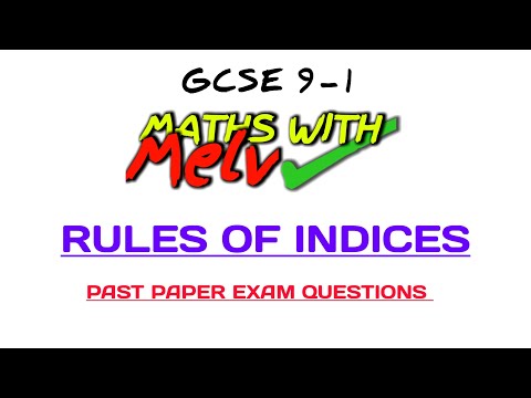 Rules of Indices GCSE Maths Past Paper Exam Questions
