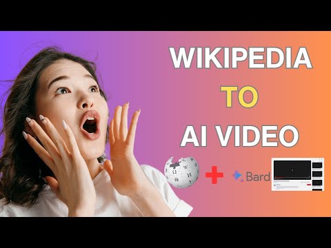 Convert Wikipedia to YouTube Videos Using Canva And Bard AI || Best Video Gnerator