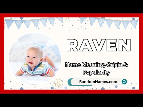 Raven - Baby Boy Name Meaning, Origin & Popularity - RandomNames.com
