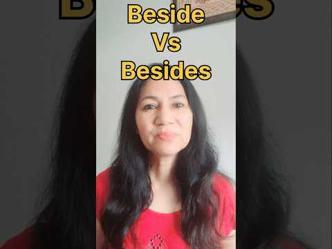 Beside Vs Besides | Daily Used Words #shorts #vocabulary #shortsvocab #english #preposition
