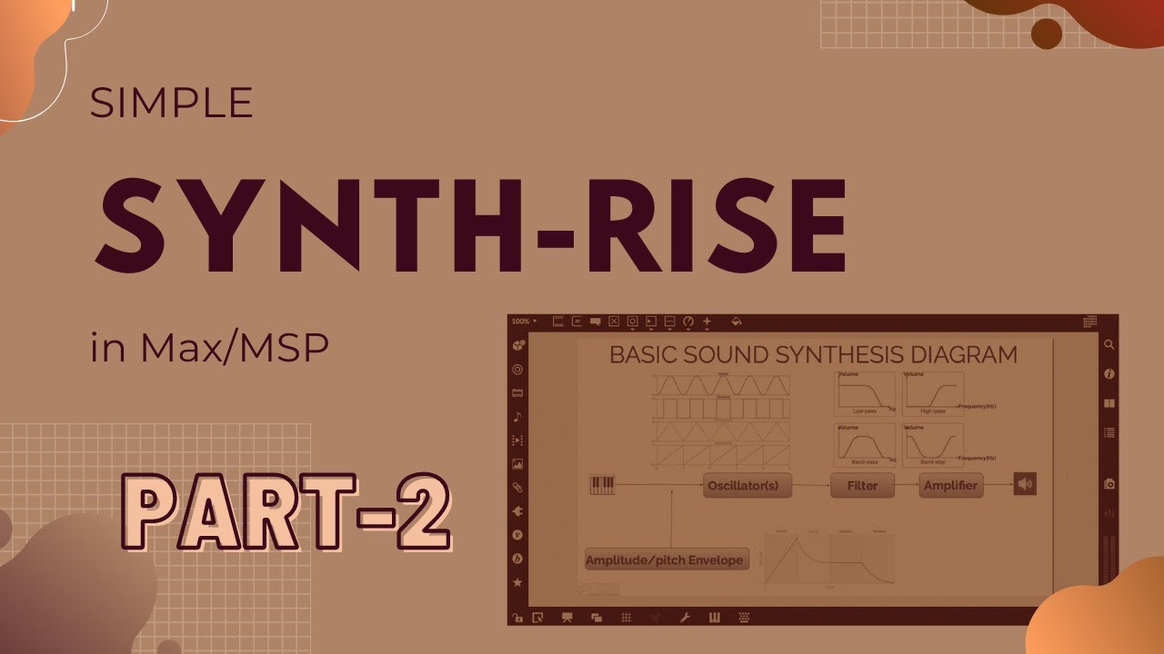 Simple Synth Rise in Max MSP-(Part 2)