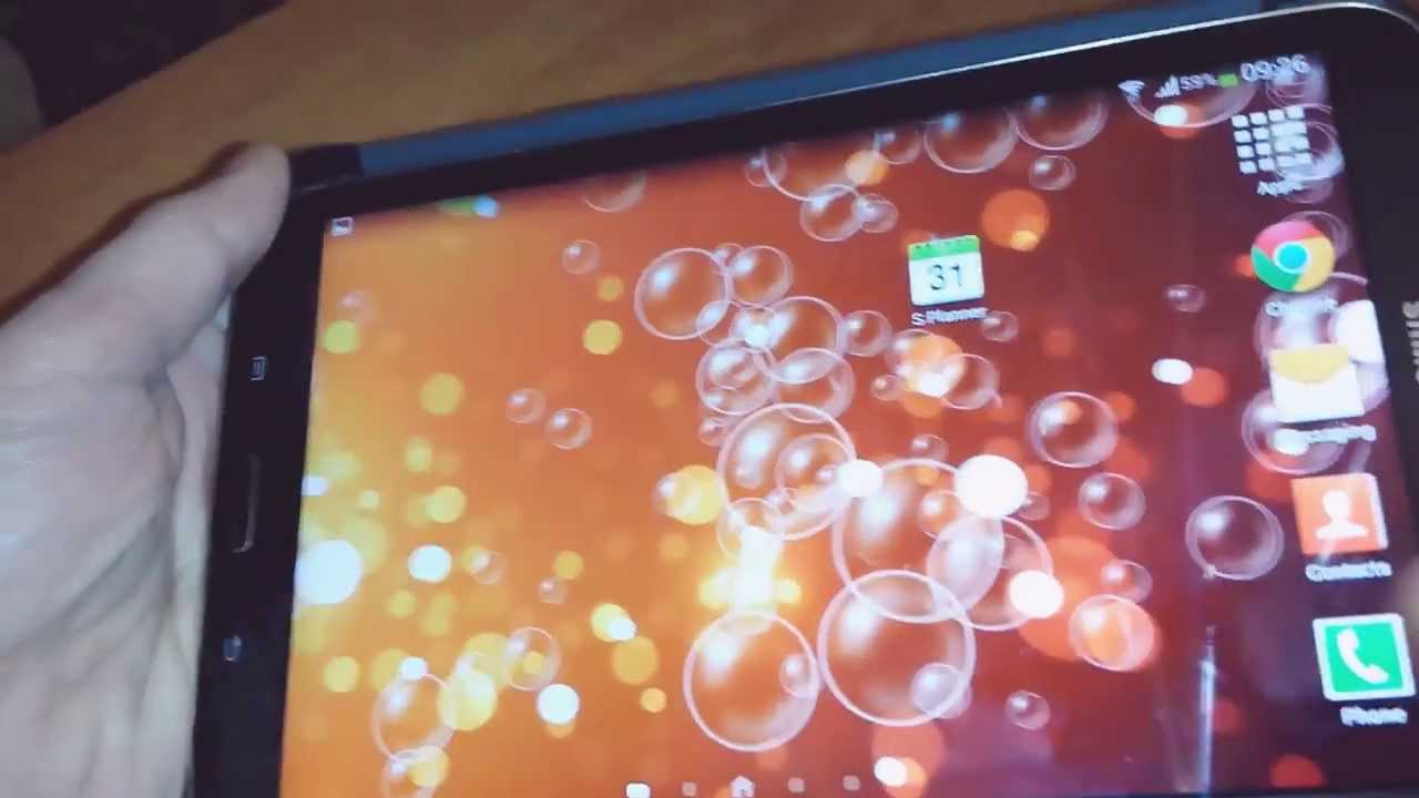 Free Bubbles HD Parallax Wallpaper