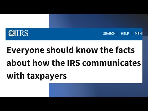 Everyone should know the facts about how the IRS communicates with taxpayers