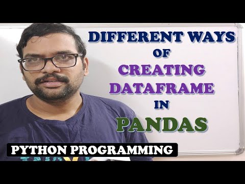 Learn DIFFERENT WAYS OF CREATING DATAFRAME IN PANDAS PYTHON PROGRAMMING - Mind Luster