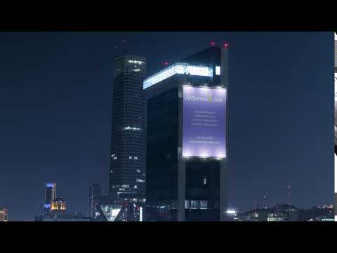 Huge building business headquarters video animation to show your logo
