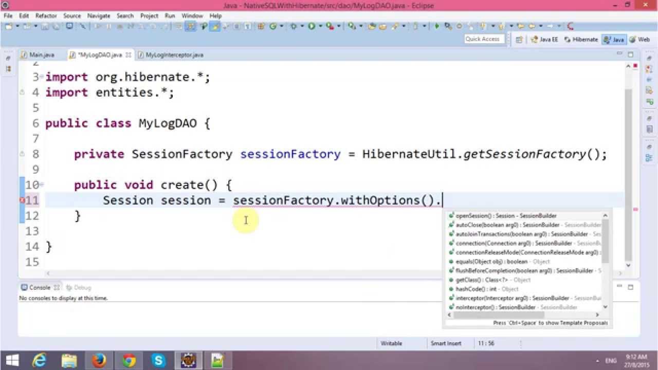 Hibernate Tutorial - Part 5 - Interceptor