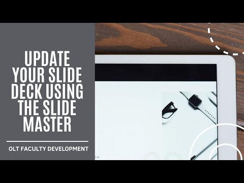 Update Your Slide Deck Using the Slide Master in PowerPoint