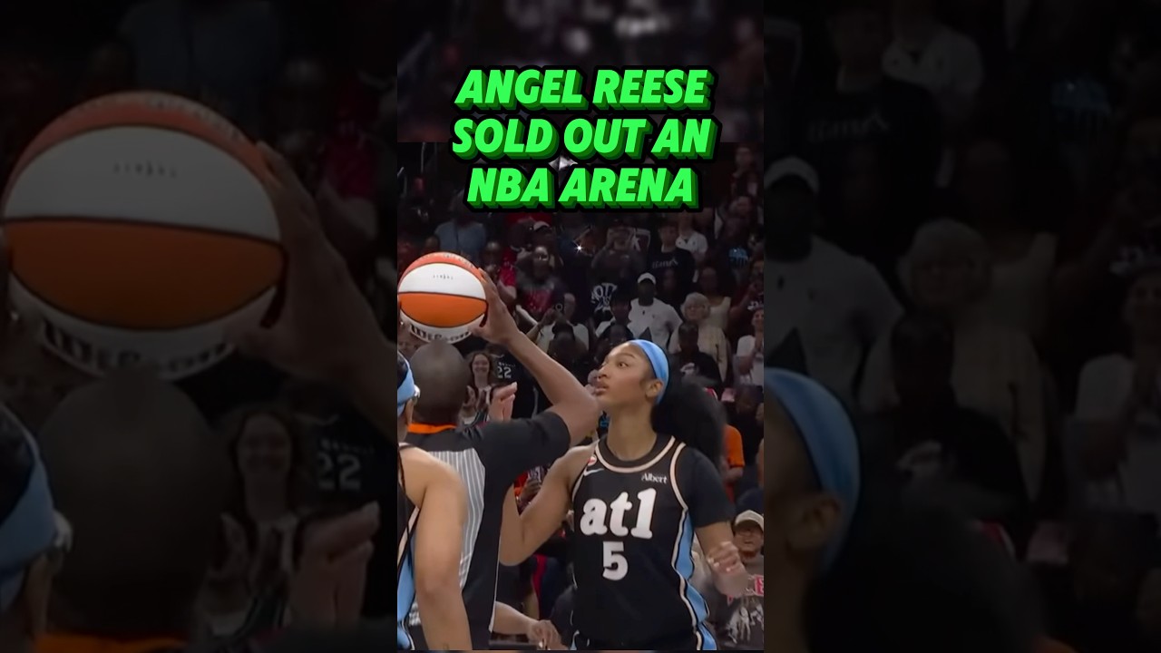 ANGEL REESE BROKE THE ATTENDANCE RECORD FOR THE ATLANTA DREAM #wnba #angelreese #caitlinclark #nba