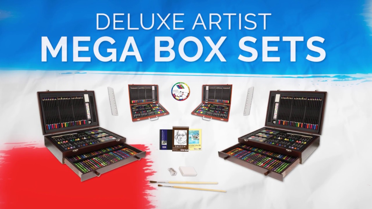 US Art Supply - Wooden Box Sets AD