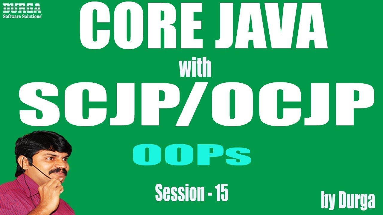 Core Java With OCJP/SCJP: OOPs(Object Oriented Programming) Part-15 || default constructor