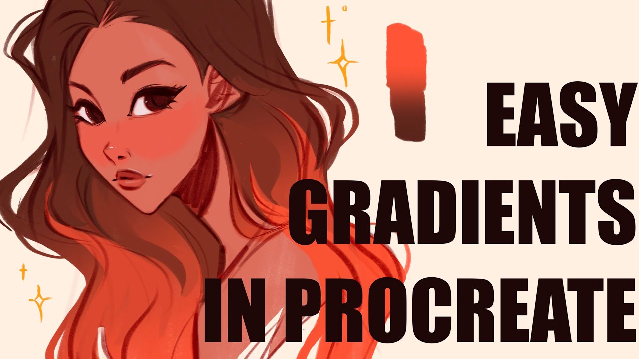 HOW TO MAKE A GRADIENT IN PROCREATE | 2 easy ways to make gradients