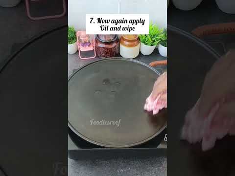 Cast Iron Seasoning/How to season cast iron tawa #shorts #castiron