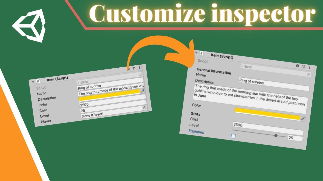 How to use ATTRIBUTES in Unity