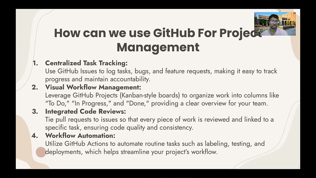 Software Project Management using Github