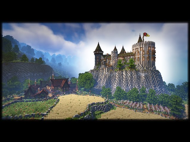 Realistic European Castle (+ Timelapse and Cinematic) Minecraft Map