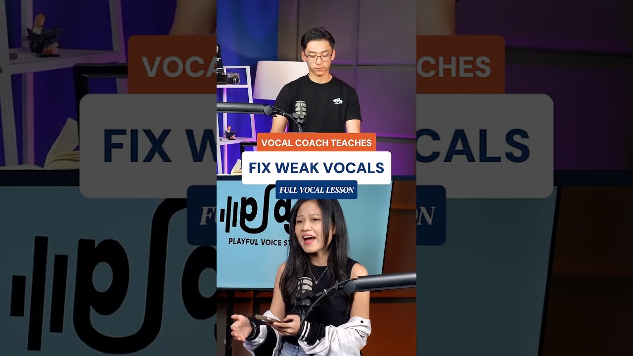 FIX WEAK VOCALS! #vocalcoach