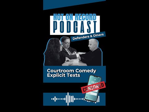 Courtroom Comedy: You won’t believe these texts…