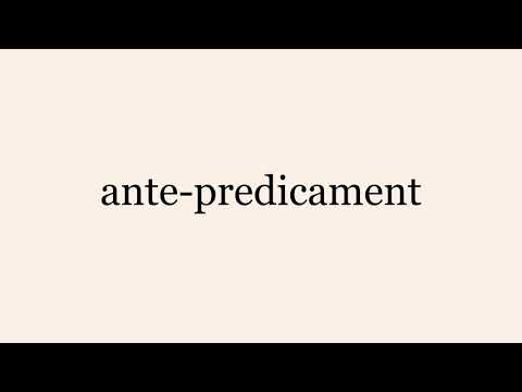 ante predicament