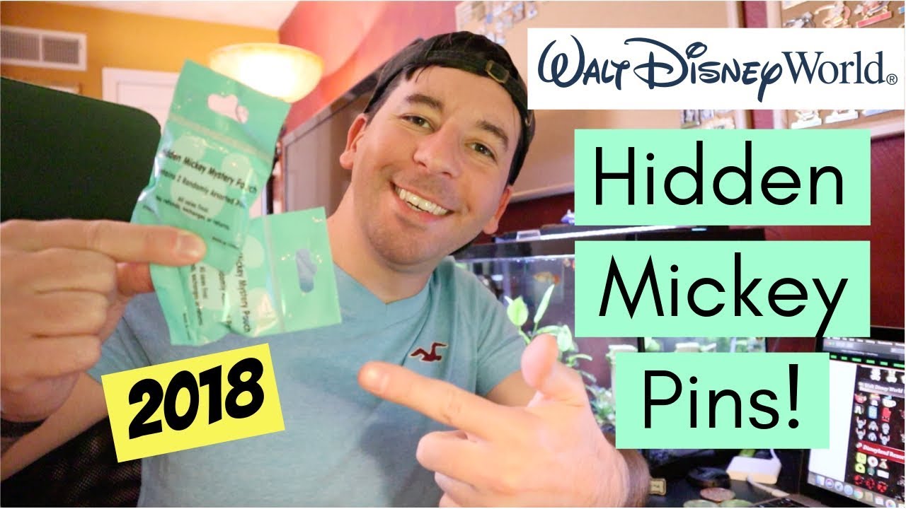 Opening 2018 Walt Disney World HIDDEN MICKEY Mystery Pins!