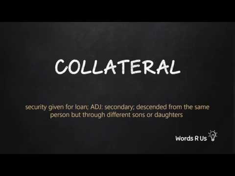 How to Pronounce COLLATERAL in American English
