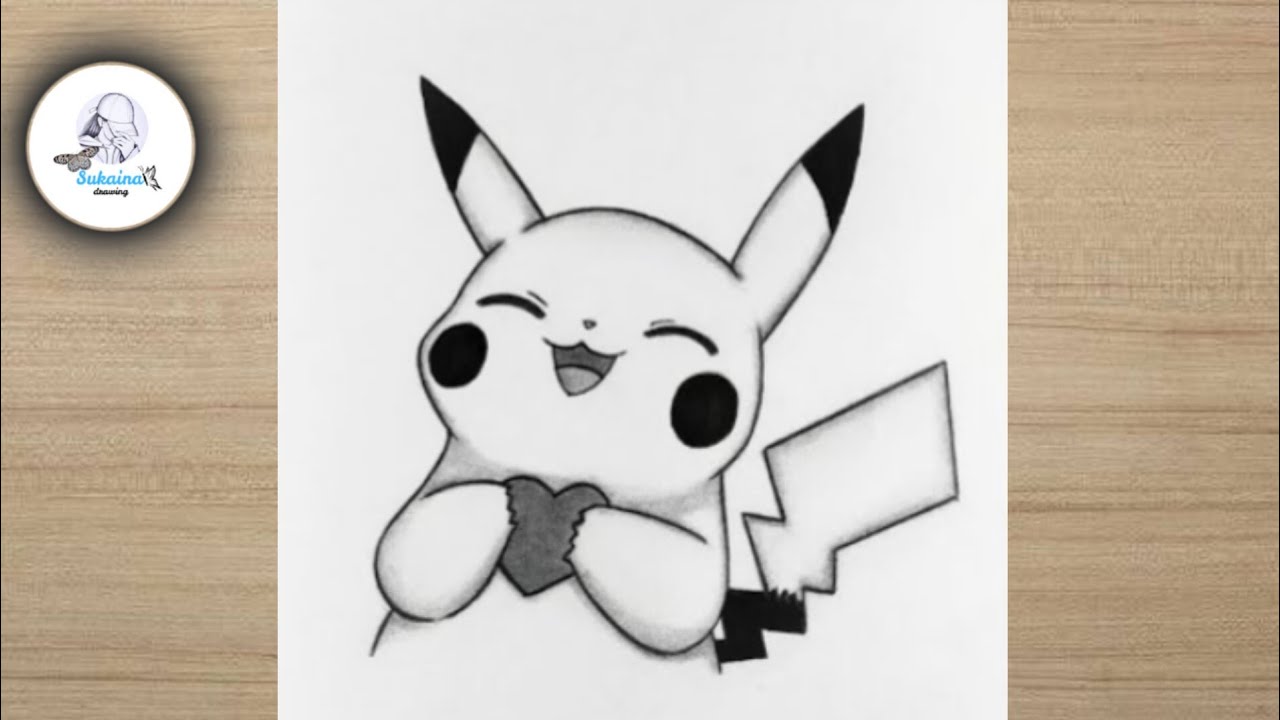 How to draw Pikachu - pokemon / Cute Pikachu Drawing / Pikachu Drawing Easy Tutorial