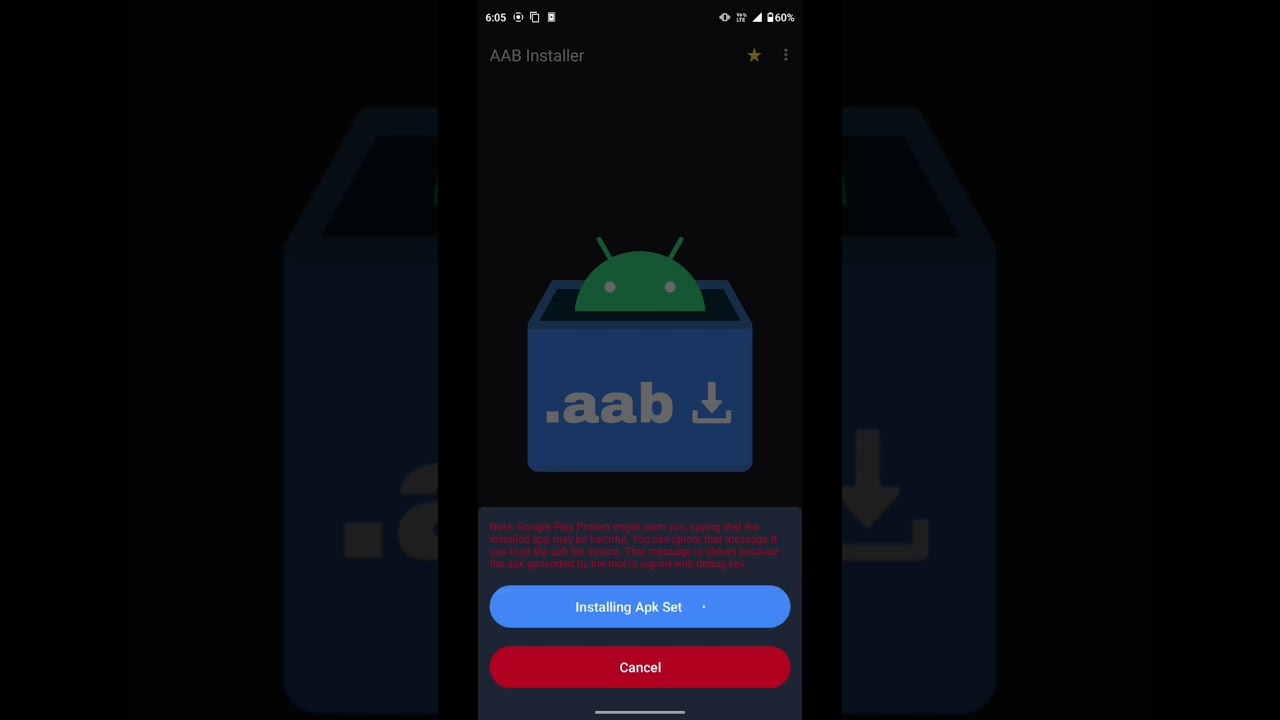 Install .apks (Apk Set file) and AAB (.aab) file on android