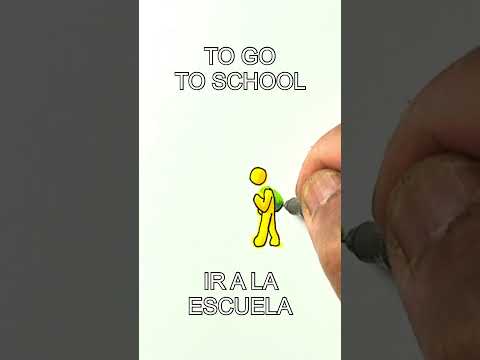 Learn Spanish! ¡Aprenda Inglés! TO GO TO SCHOOL : IR A LA ESCUELA