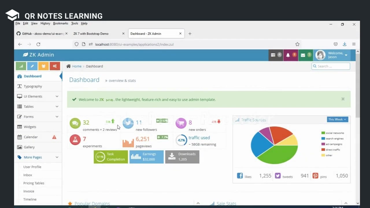 Java ZK Framework Source Code With Eclipse  #freetemplates #java #web #codinglife