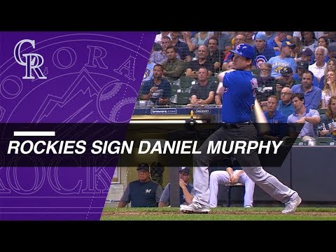 Daniel Murphy signs with the Rockies