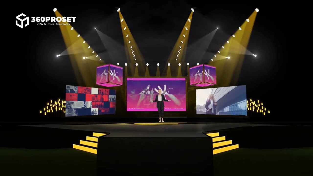 Big Stage Virtual Set || Vmix ProSet